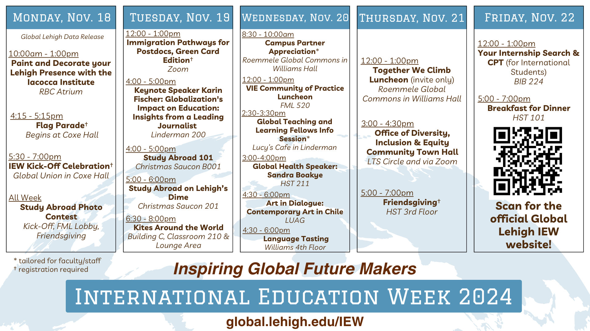 Lehigh to celebrate International Education Week with events showcasing ...