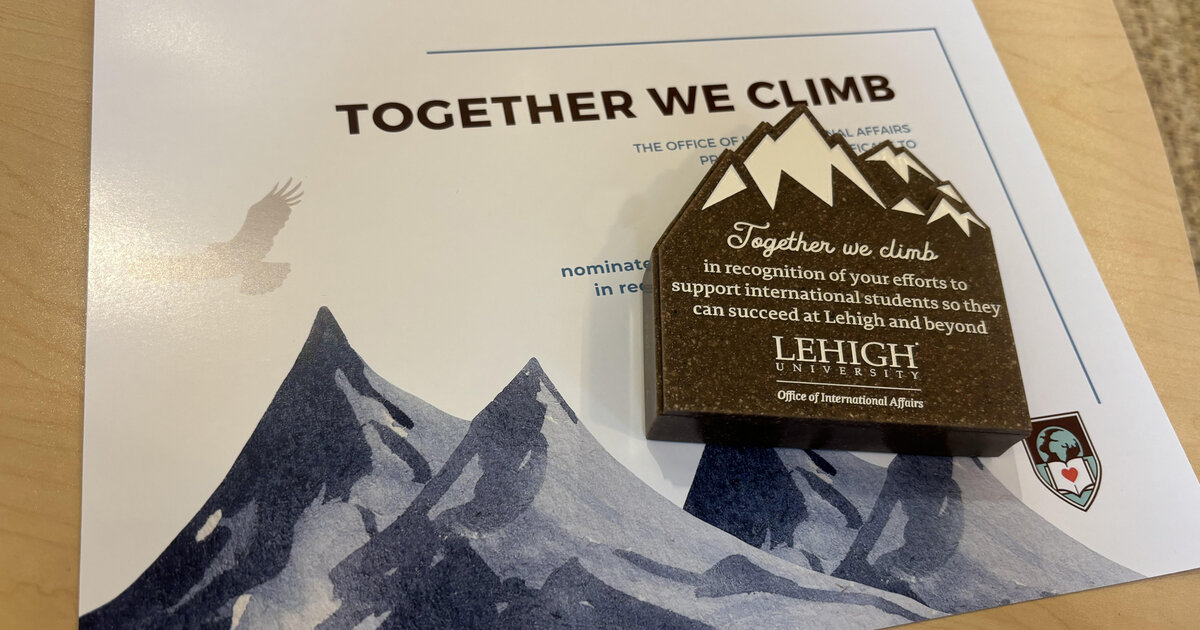 Together We Climb: Lehigh celebrates advocates for international ...